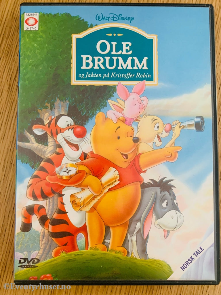 Disney DVD. Ole Brumm - Jakten på Kristoffer Robin. 1997. – Eventyrhuset