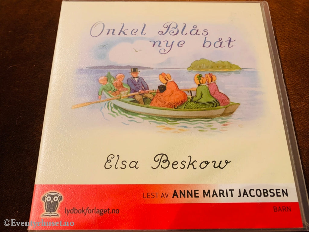Elsa Beskow. Onkel Blås nye båt. Lydbok på CD. – Eventyrhuset Elsa Beskow. Onkel Blås nye båt. Lydbok på CD. – Eventyrhuset