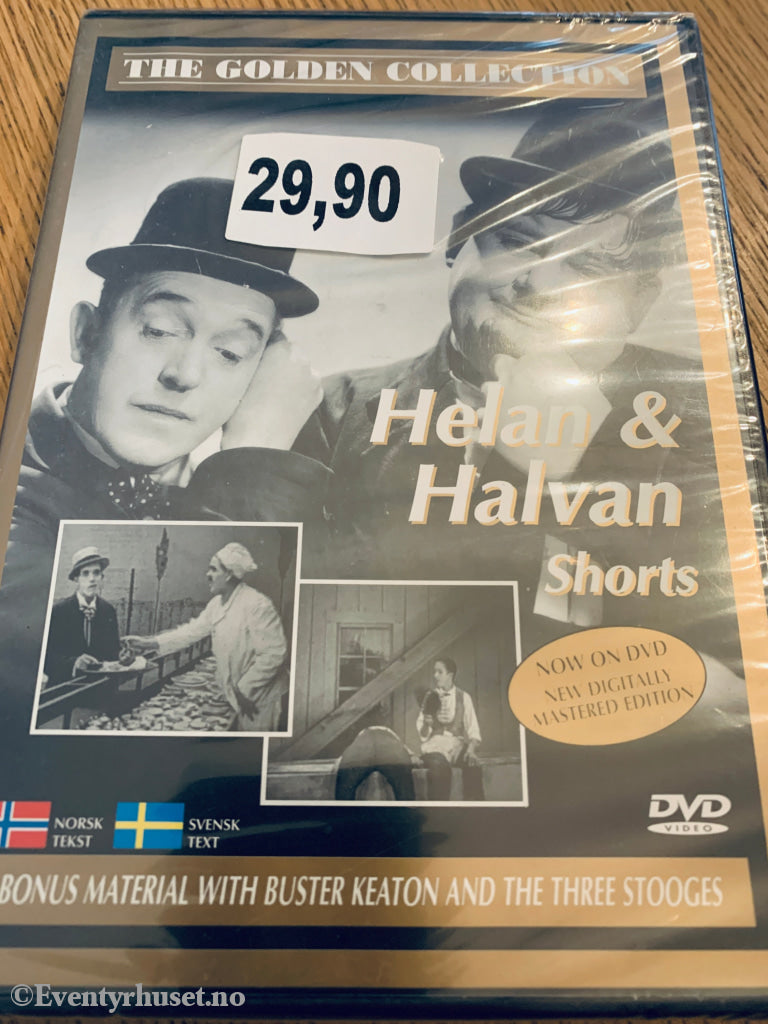 Helan & Halvan Shorts. DVD. Ny i plast! – Eventyrhuset