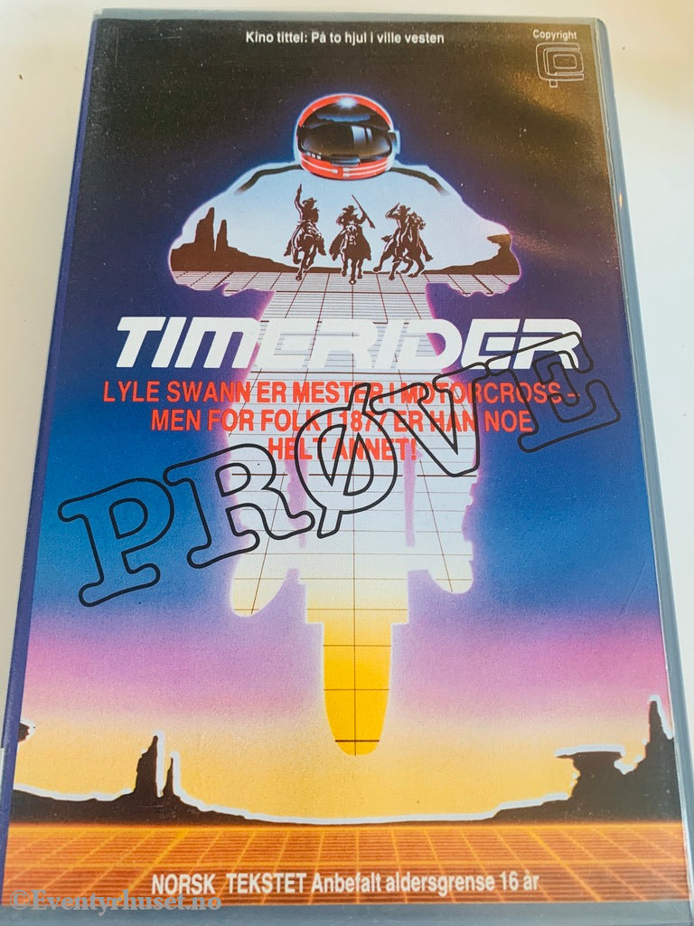 Timerider - På to hjul i ville vesten. 1982. VHS Big Box. – Eventyrhuset