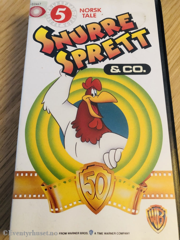 Snurre Sprett & Co 5. 1982. VHS. – Eventyrhuset