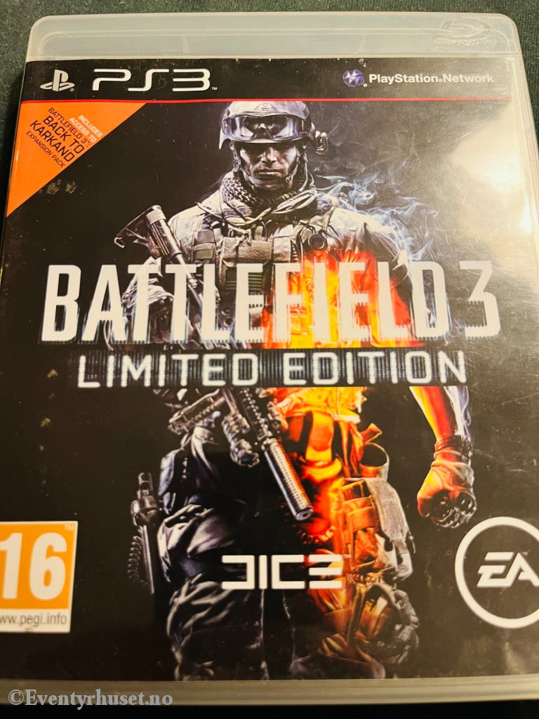 Battlefield 3 - Limited Edition. PS3. – Eventyrhuset