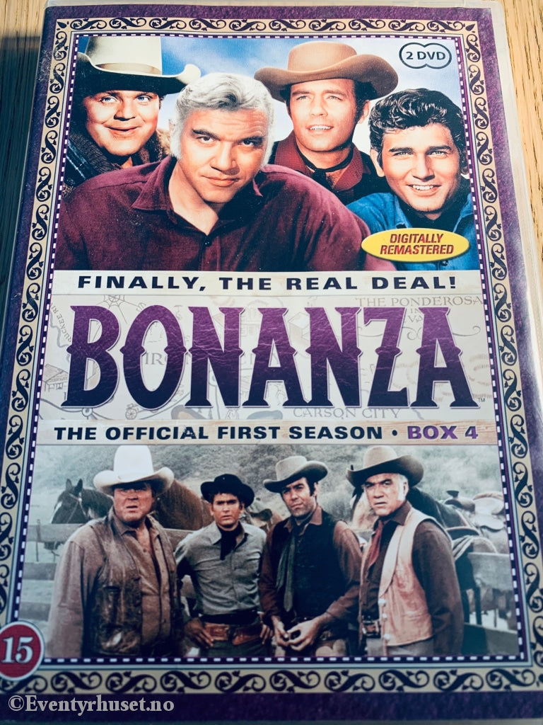 Bonanza - The Offical First Season. Box 4. DVD samleboks. – Eventyrhuset