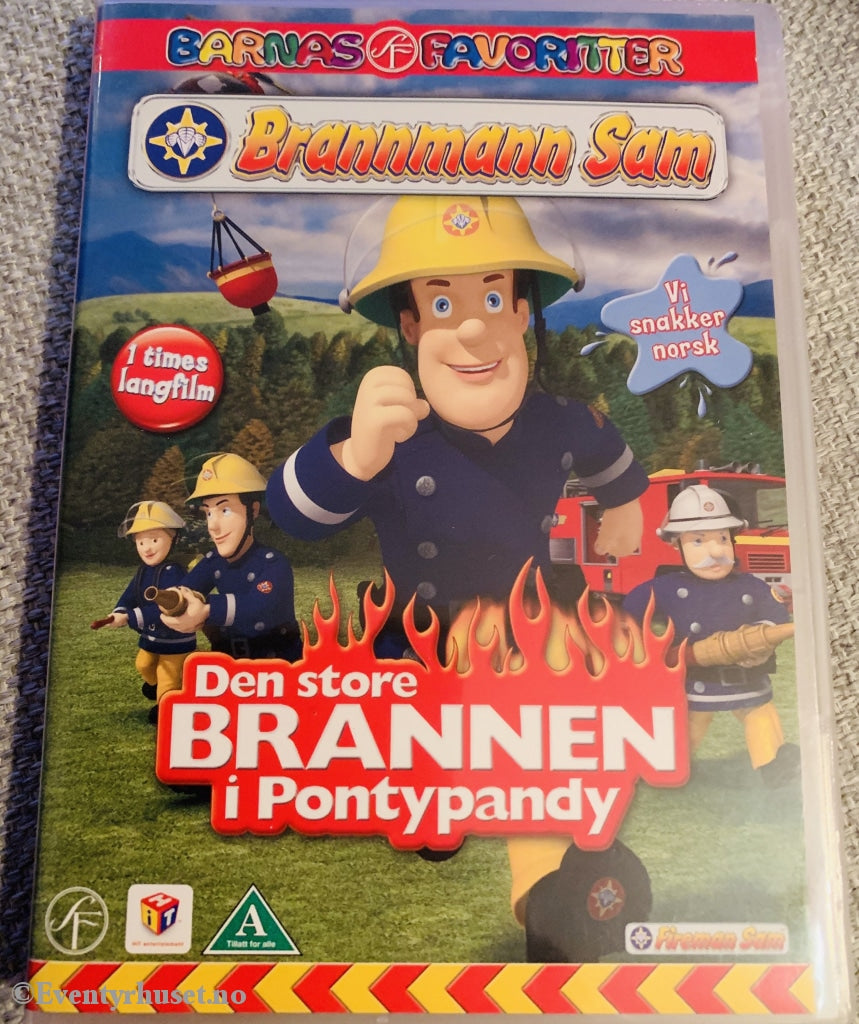 Brannmann Sam - Den store brannen i Pontypandy. DVD. – Eventyrhuset