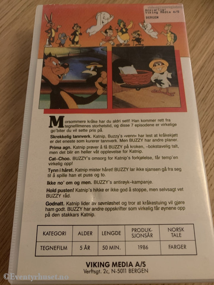 Buzzy The Funny Crow. VHS. – Eventyrhuset