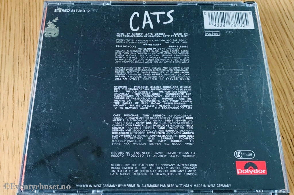 Cats. CD. – Eventyrhuset