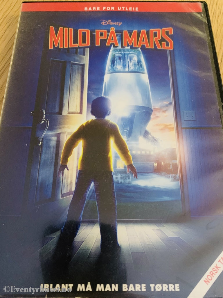 Disney DVD. Milo på Mars. 2011. Utleie-eksemplar. – Eventyrhuset