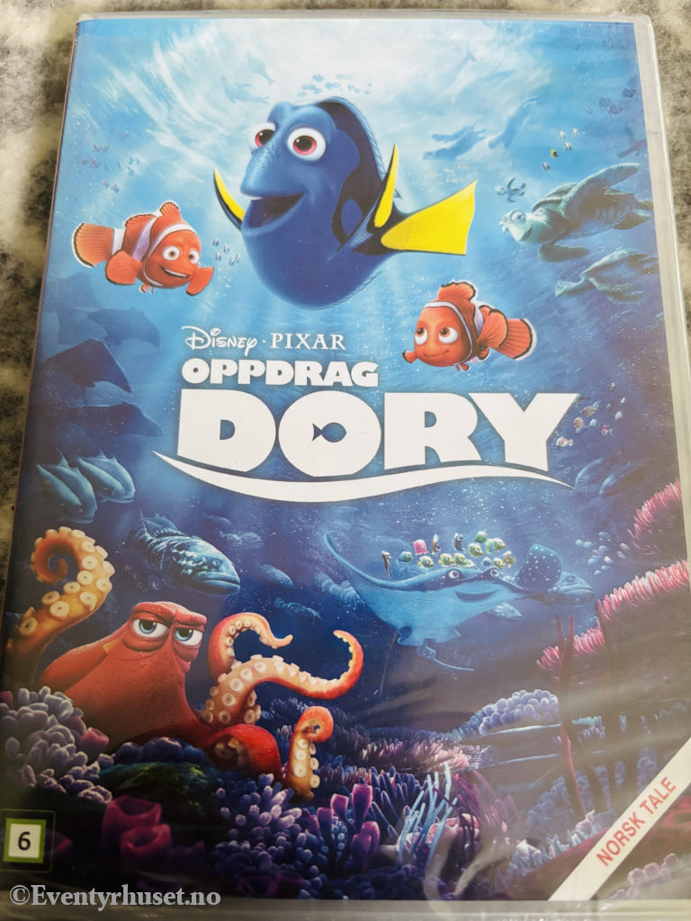 Disney DVD. Oppdrag Dory. Ny i plast! – Eventyrhuset