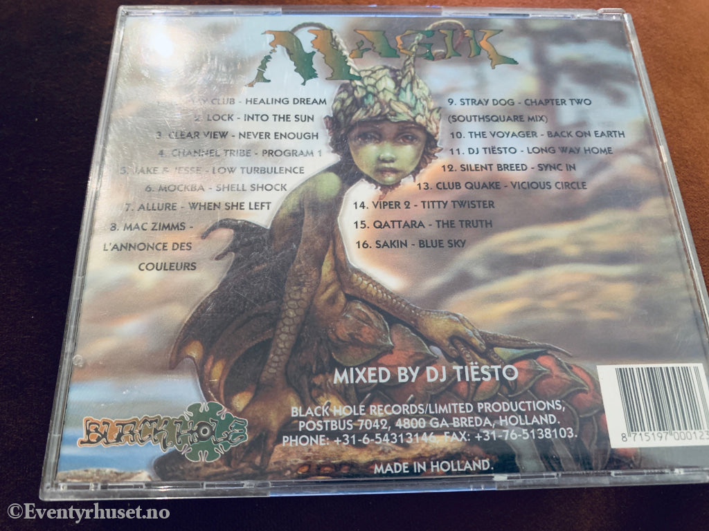 DJ Tiësto. Magik: First Flight. 1999. CD. – Eventyrhuset