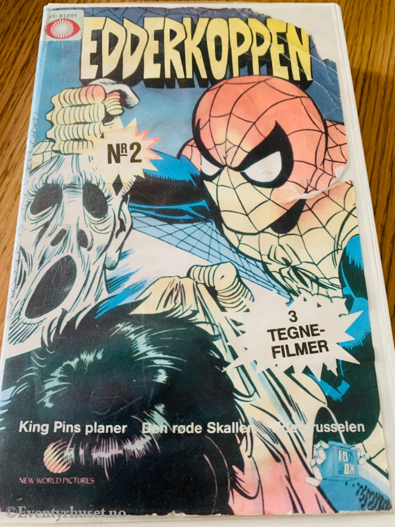 Edderkoppen. Nr. 2. 1981. VHS Big Box. – Eventyrhuset