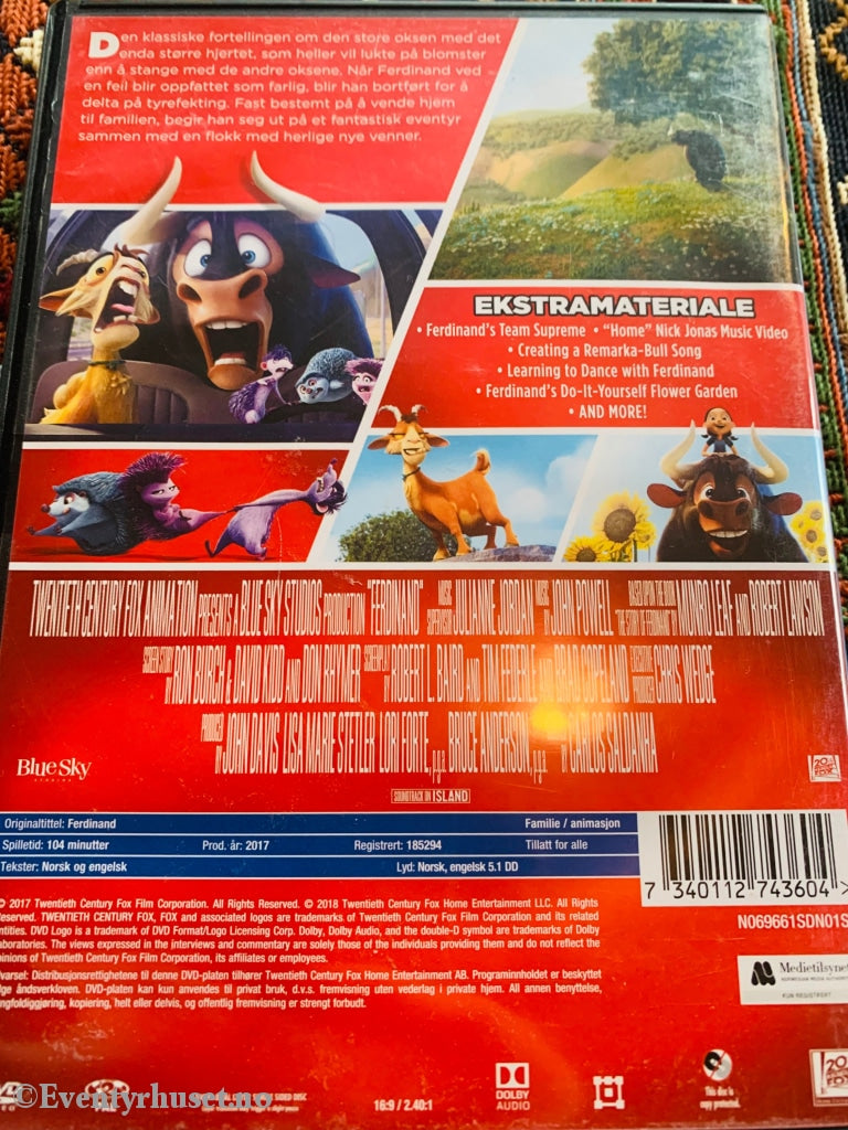 Ferdinand. DVD. – Eventyrhuset