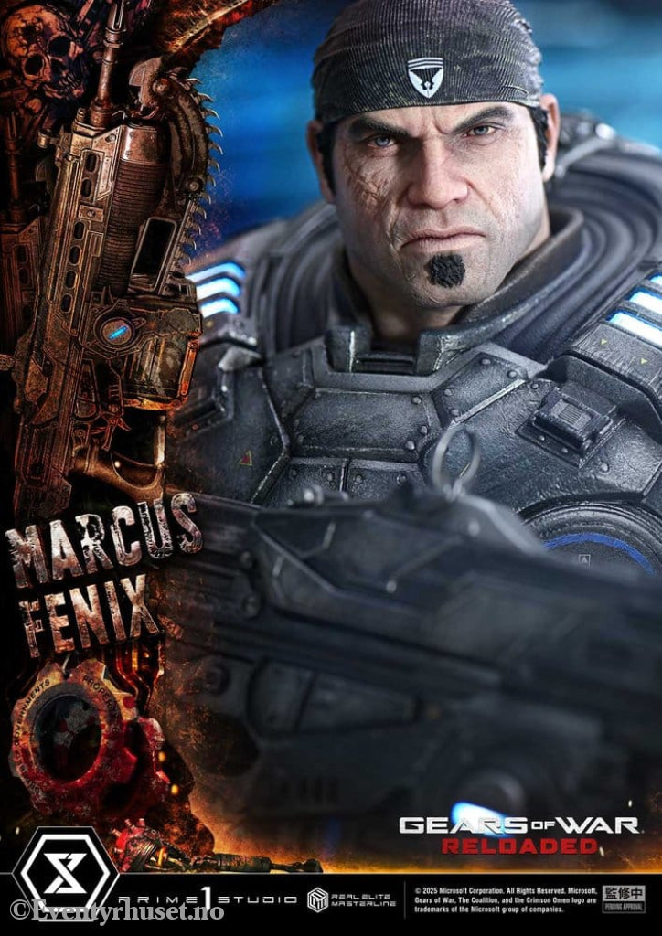 Gears of War: Reloaded Real Elite Masterline Series Statue 1/3 Marcus ...