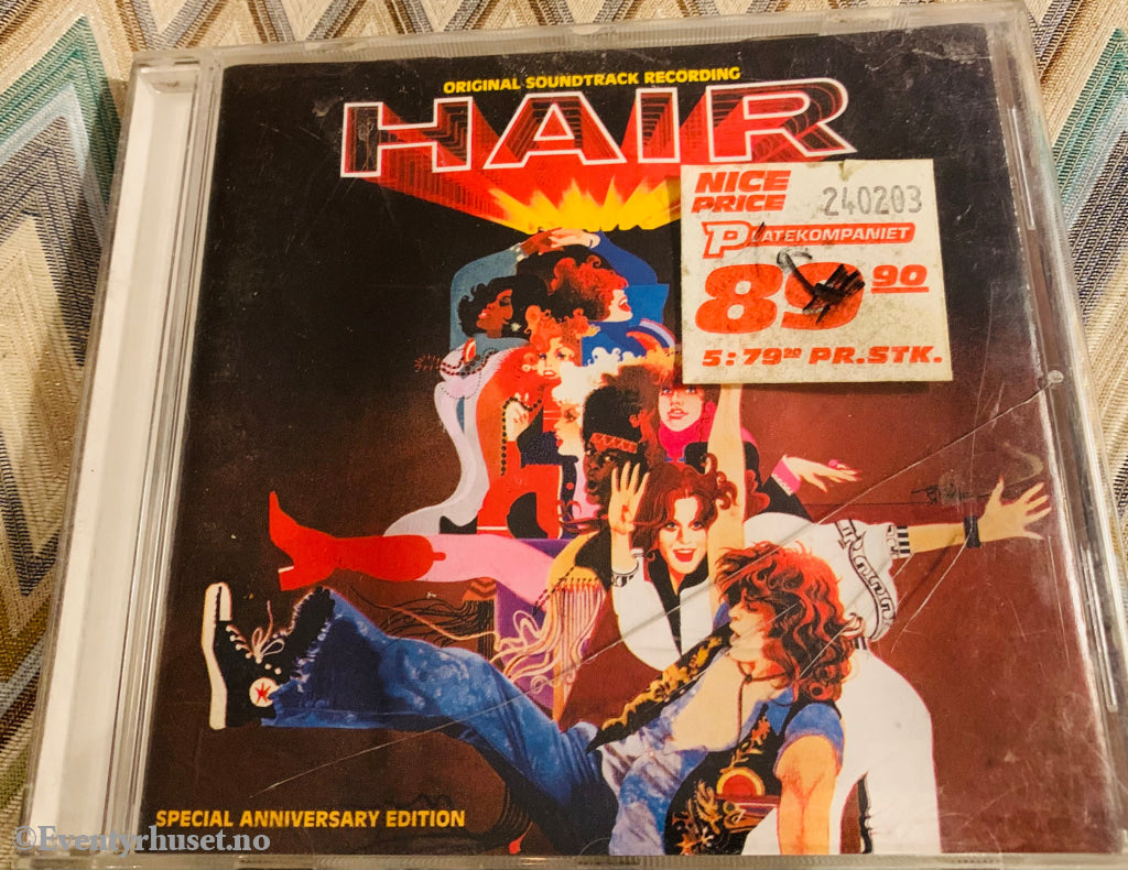 Hair - Soundtrack. 1999. CD. – Eventyrhuset
