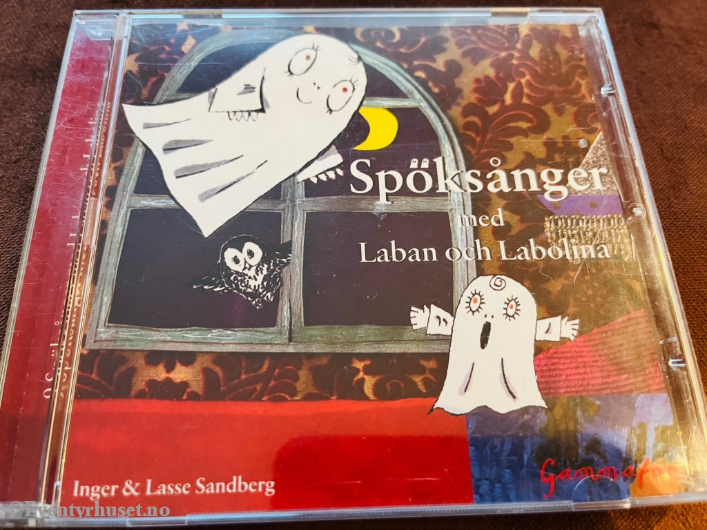 Inger & Lasse Sandberg. Spöksånger med Laban & Labolina. CD. – Eventyrhuset