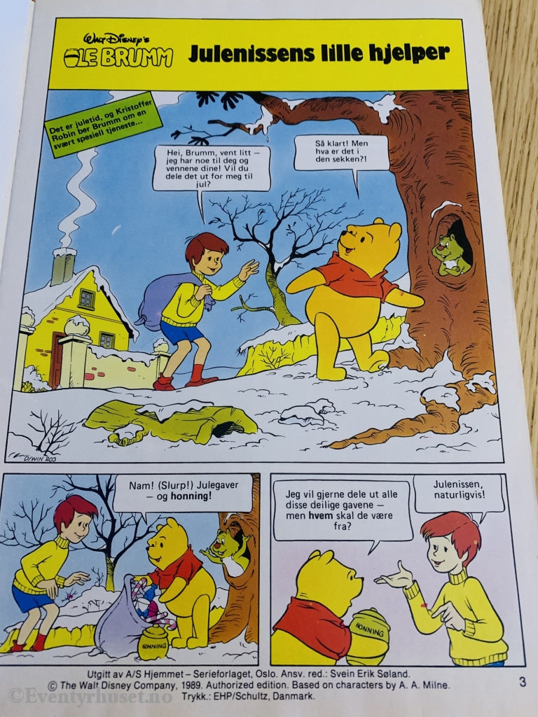 Jul hos Ole Brumm. Julen 1989. – Eventyrhuset