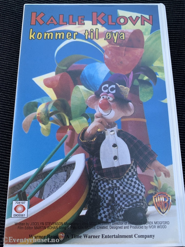 Kalle Klovn kommer til øya. 1989. VHS. – Eventyrhuset