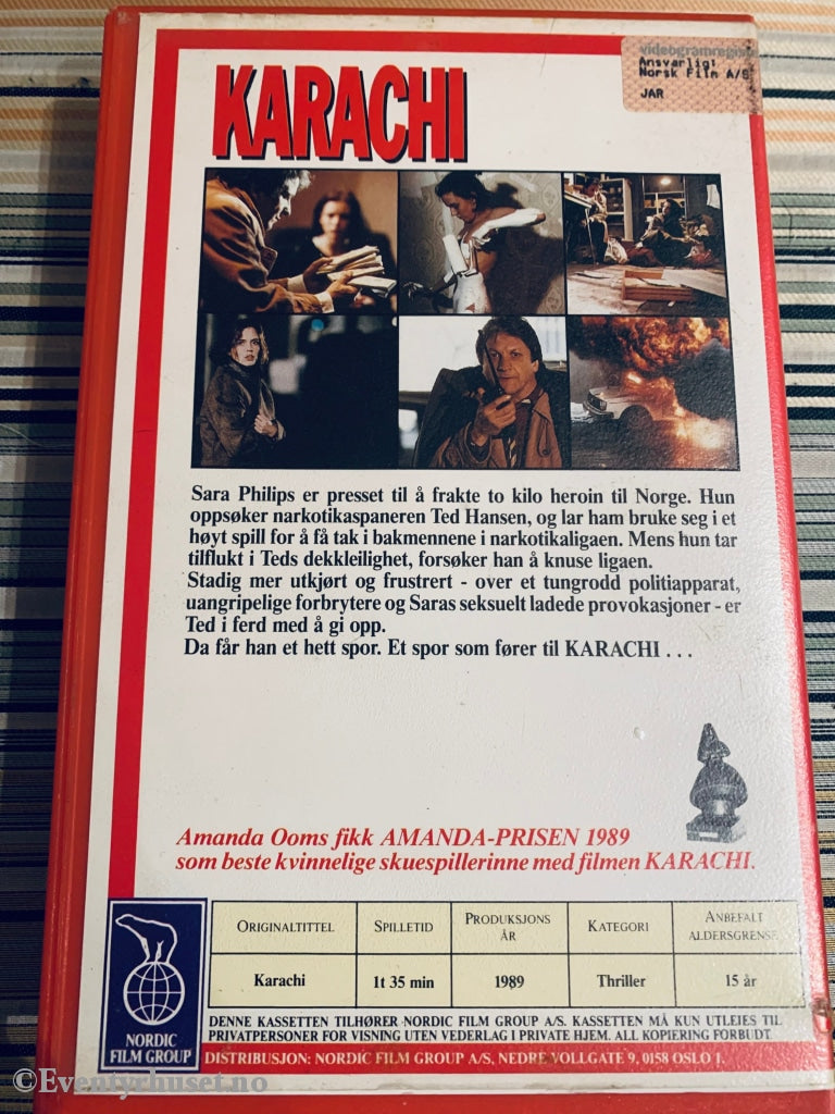 Karachi. 1989. VHS Big Box. – Eventyrhuset