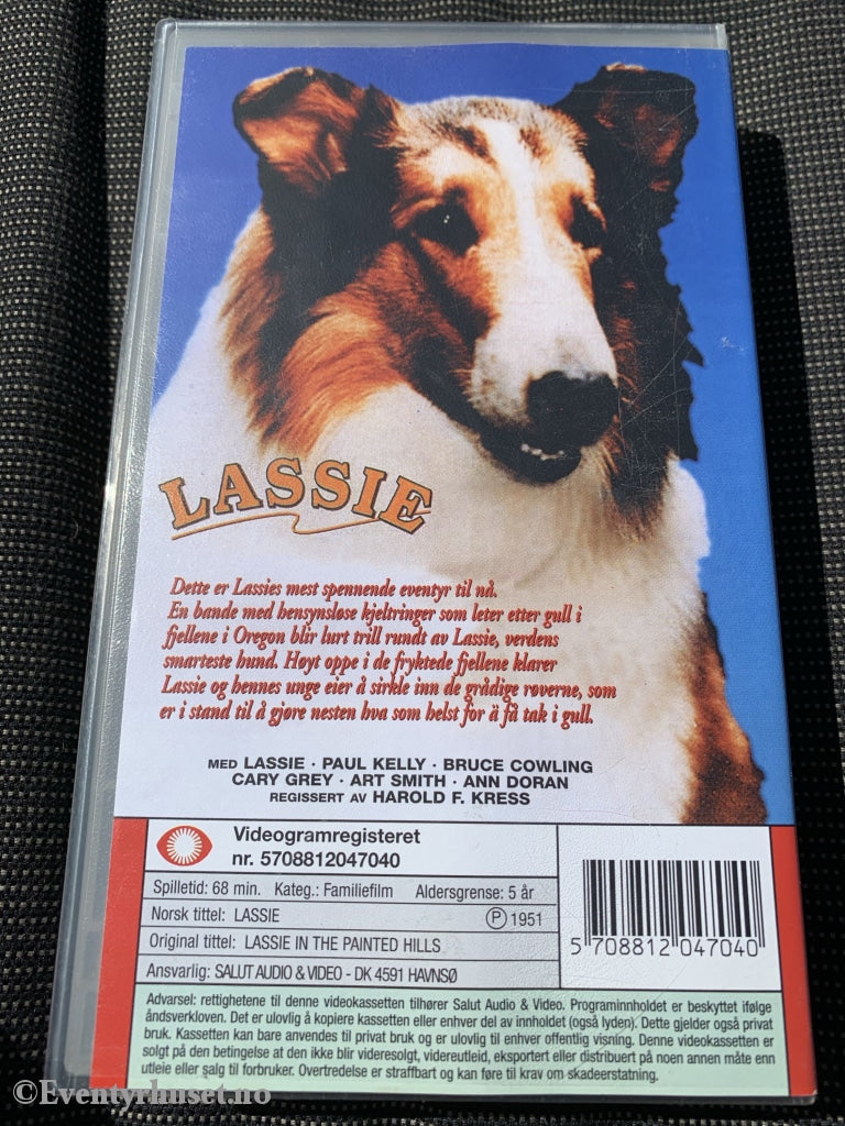 Lassie. 1951. VHS (Salut Video). – Eventyrhuset
