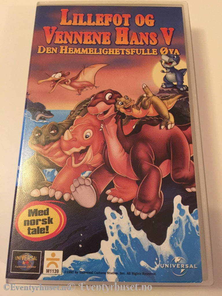 Lillefot og vennene hans 5. 1997. Den hemmelighetsfulle øya. VHS ...