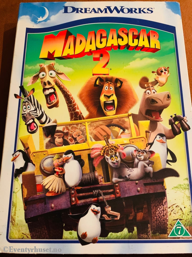 Madagaskar 2. DVD slipcase. – Eventyrhuset