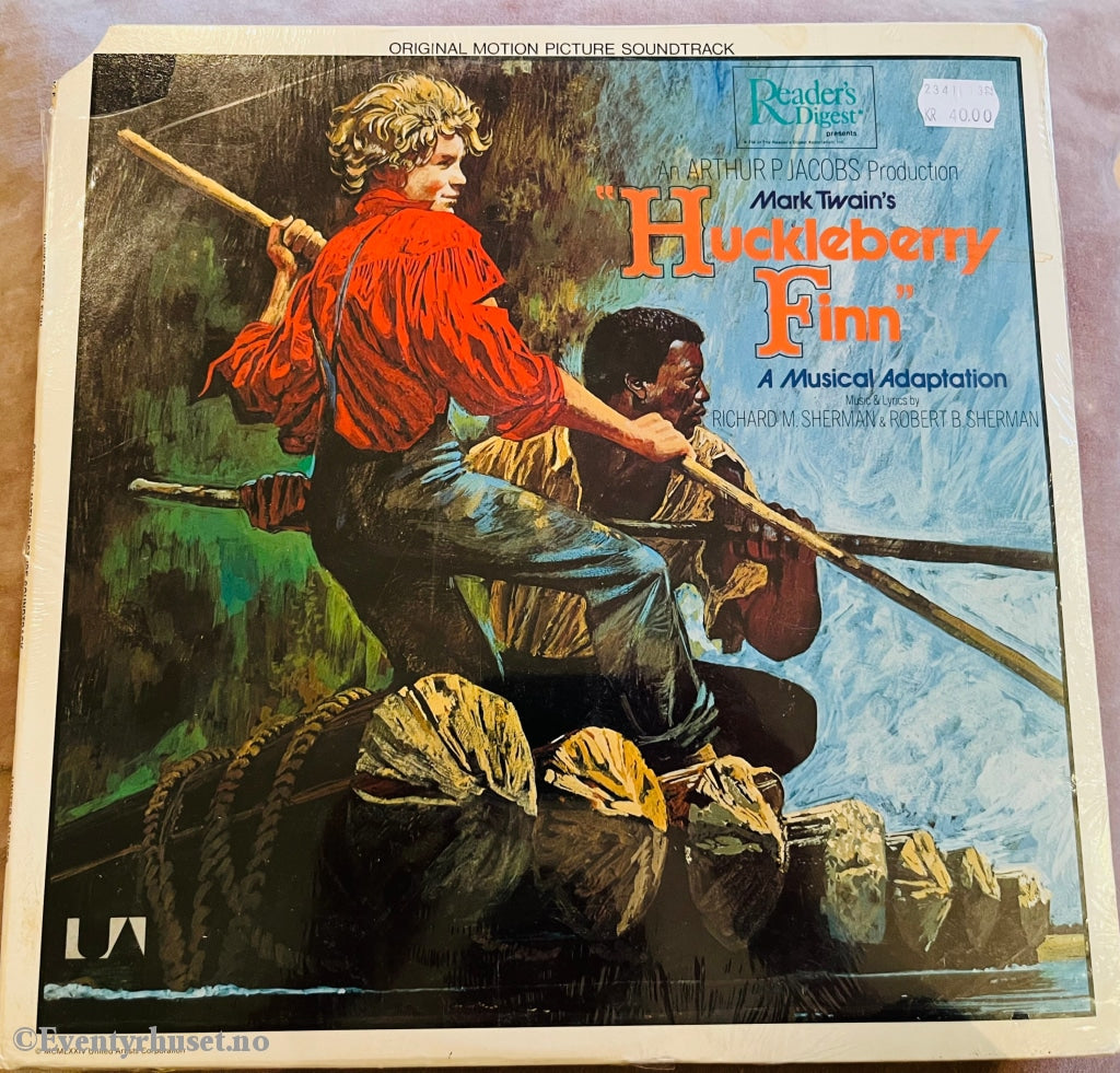 Mark Twain’s Huckleberry Finn: A Musical Adaption. 1974. LP. – Eventyrhuset