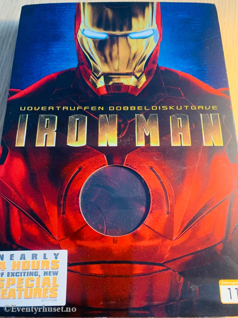 Marvel’s Iron Man - Dobbeldiskutgave. DVD slipcase. – Eventyrhuset
