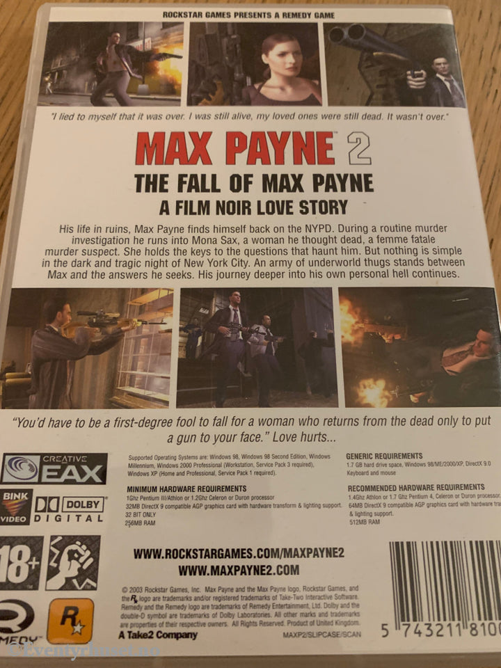 Max Pane 2. PC-spill. – Eventyrhuset