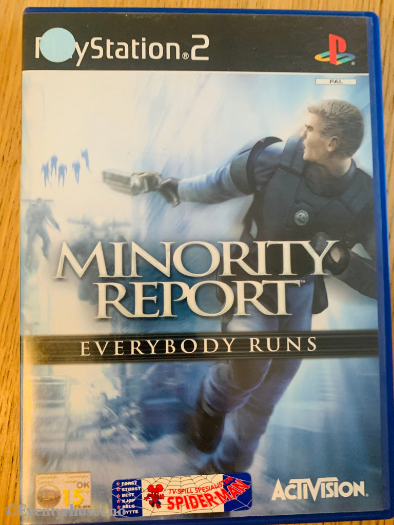 Minority Report - Everybody Runs. PS2. – Eventyrhuset