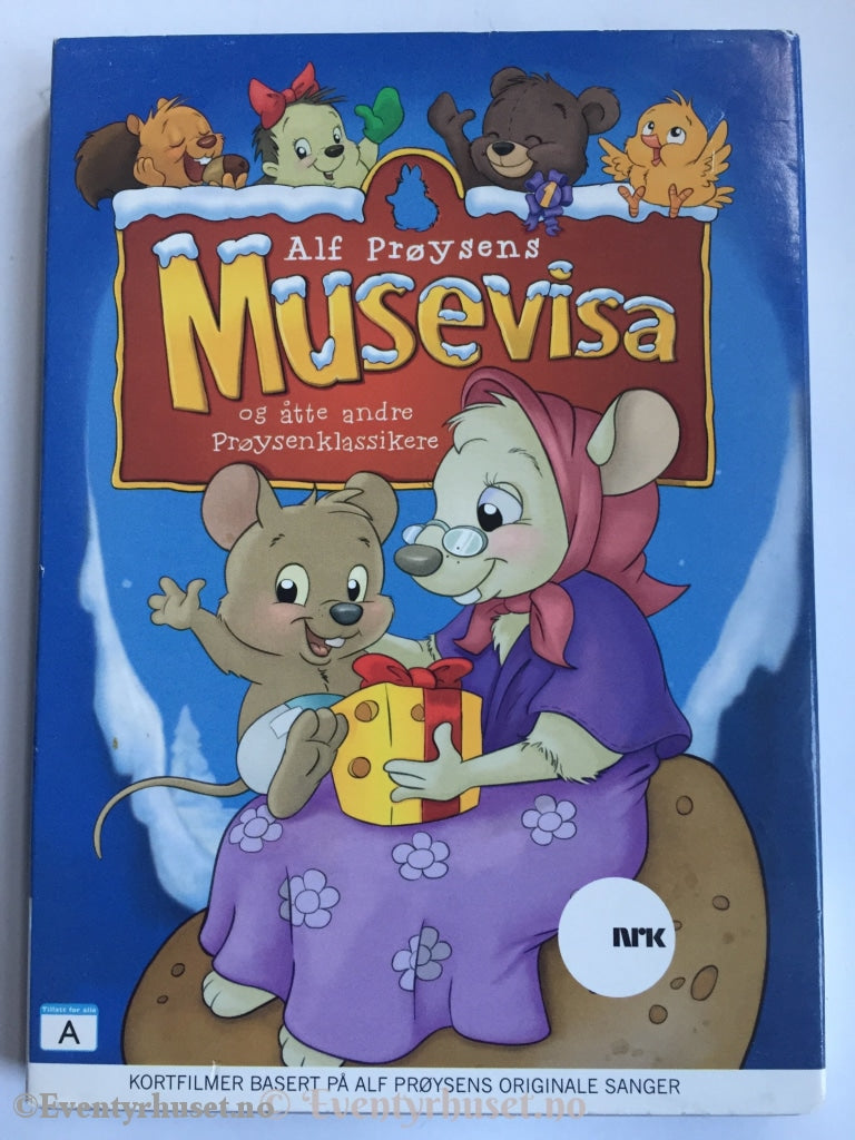 Musevisa og åtte andre Prøysenklassikere. DVD slipcase (NRK). – Eventyrhuset