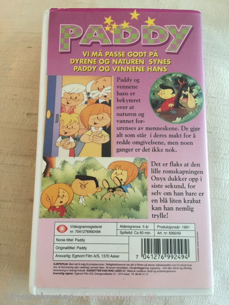 Paddy. 1991. VHS. – Eventyrhuset