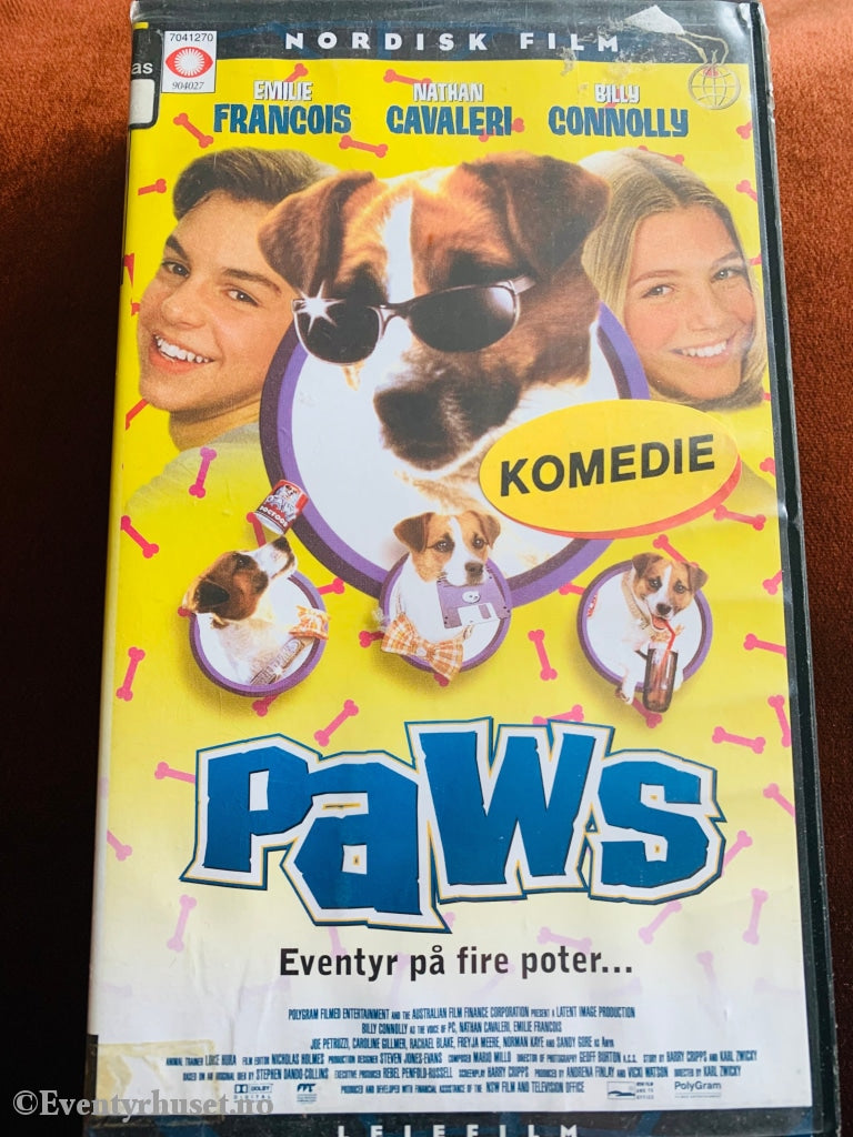 Paws. 1998. VHS fra utleie. – Eventyrhuset