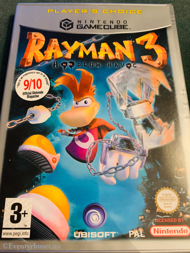Rayman 3 - Hoodlum Havoc (Player's Choice). Gamecube. – Eventyrhuset