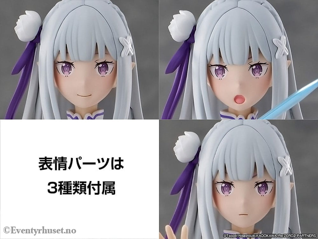 Re:Zero Starting Life in Another World Plastic Model Kit Emilia 16 cm ...