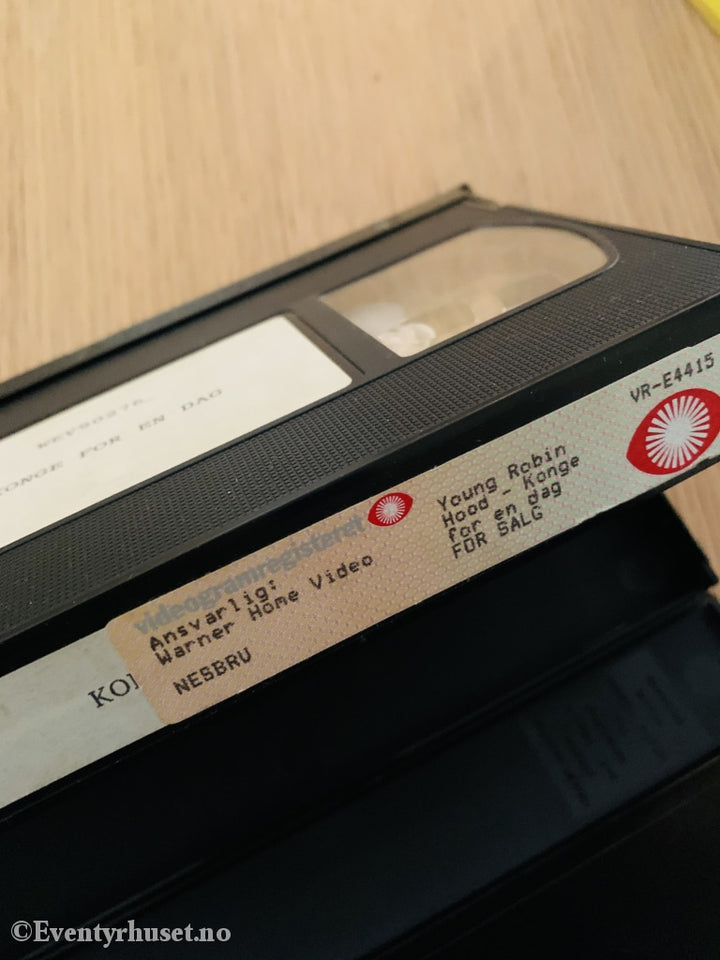 Robin Hood Junior. Konge for en dag. 1991. VHS. – Eventyrhuset