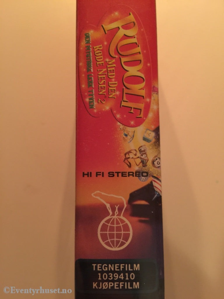 Rudolf med den røde nesen 2. Den mystiske leketyven. 2001. VHS ... Rudolf med den røde nesen 2. Den mystiske leketyven. 2001. VHS ...