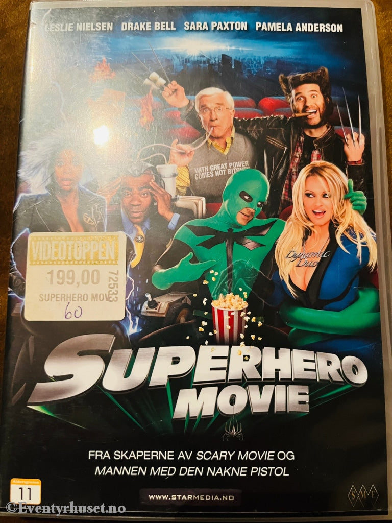 Superhero Movie. DVD leiefilm. – Eventyrhuset