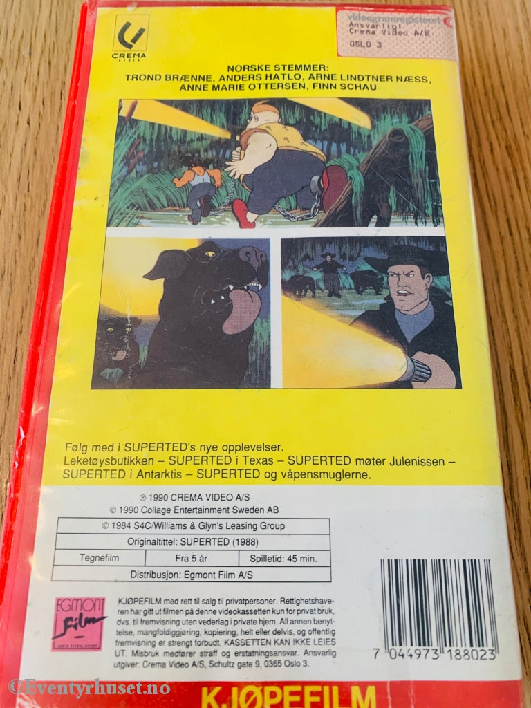 SuperTed. 1988. SuperTed 03. VHS. – Eventyrhuset