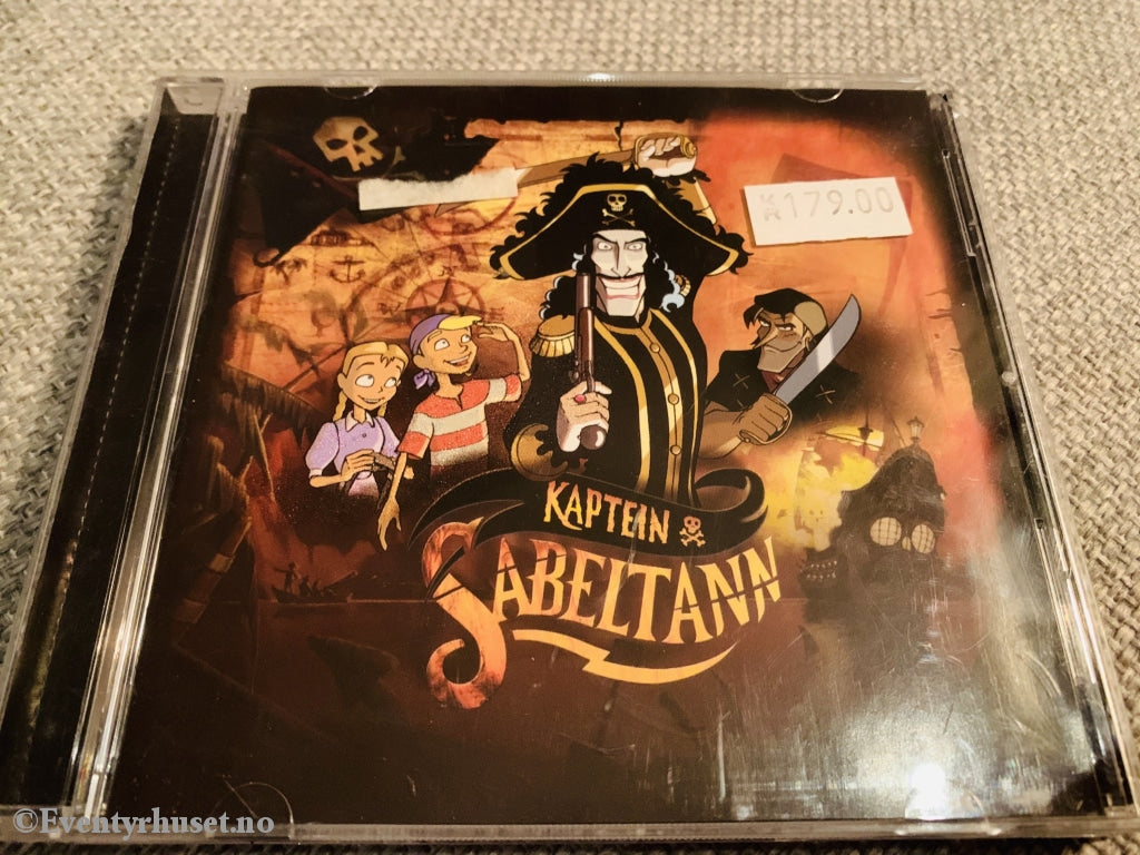 Terje Formoe. 2002. Kaptein Sabeltann. CD. – Eventyrhuset