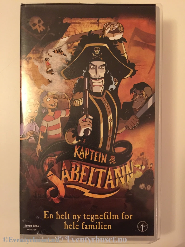 Terje Formoe. 2003. Kaptein Sabeltann. Tegnefilm. VHS. – Eventyrhuset