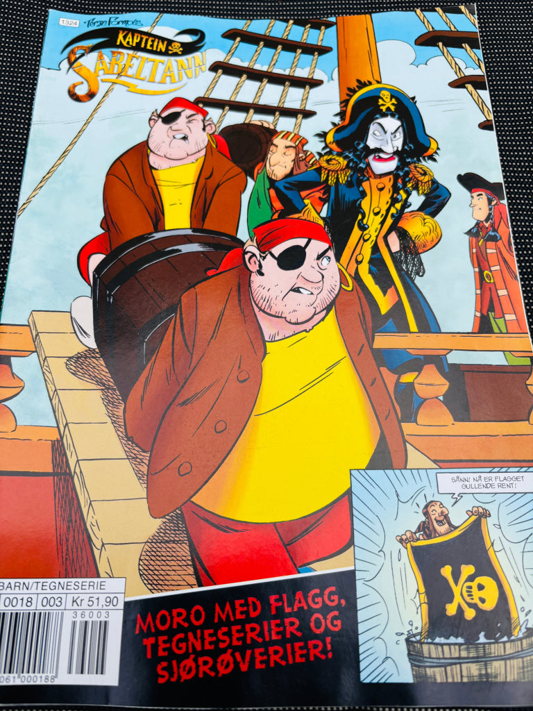 Terje Formoe. Kaptein Sabeltann. 2013/03. Tegneserieblad. – Eventyrhuset