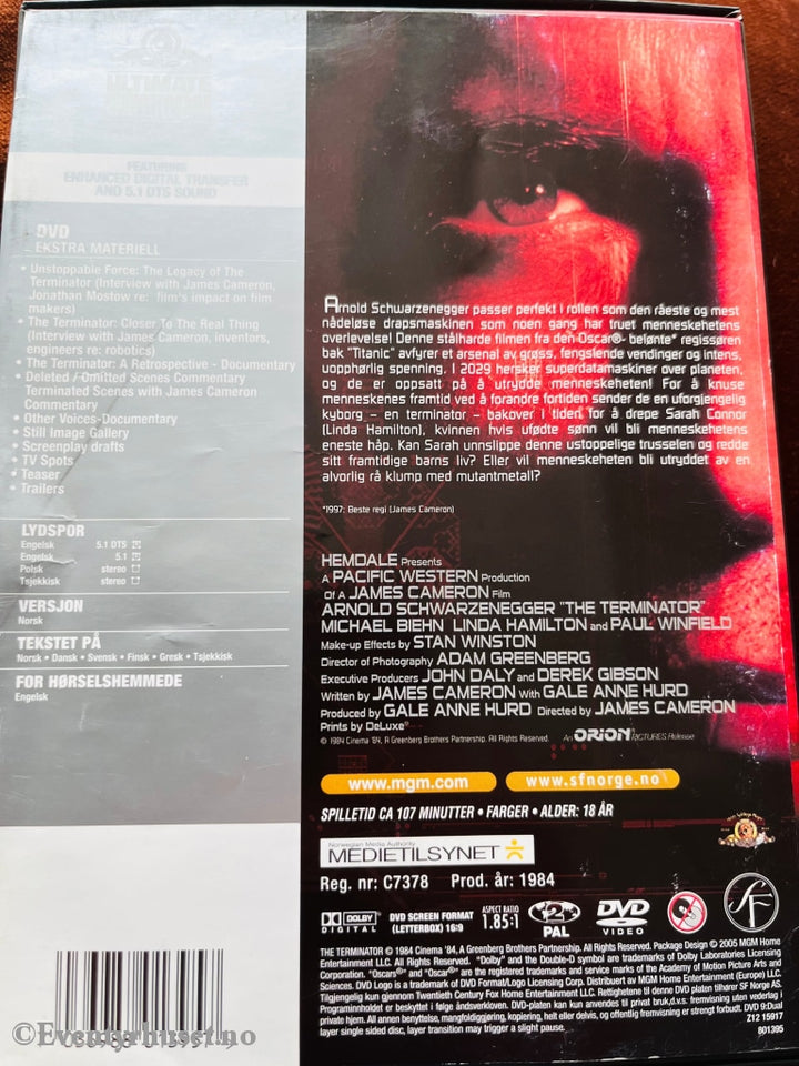 The Terminator. 1984. DVD samleboks. – Eventyrhuset