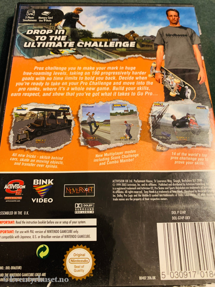 Tony Hawk's Pro Skater 4. Gamecube. – Eventyrhuset