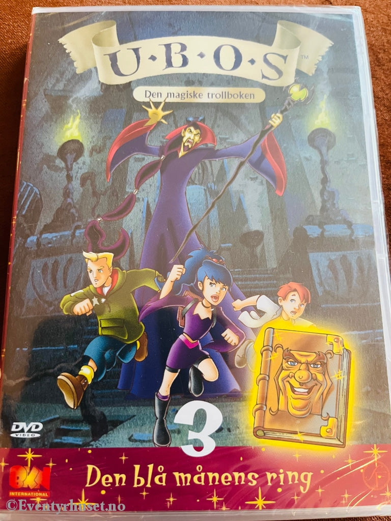 UBOS - Den magiske trollboken. Vol. 3. Den blå månens ring. DVD ny i p ...