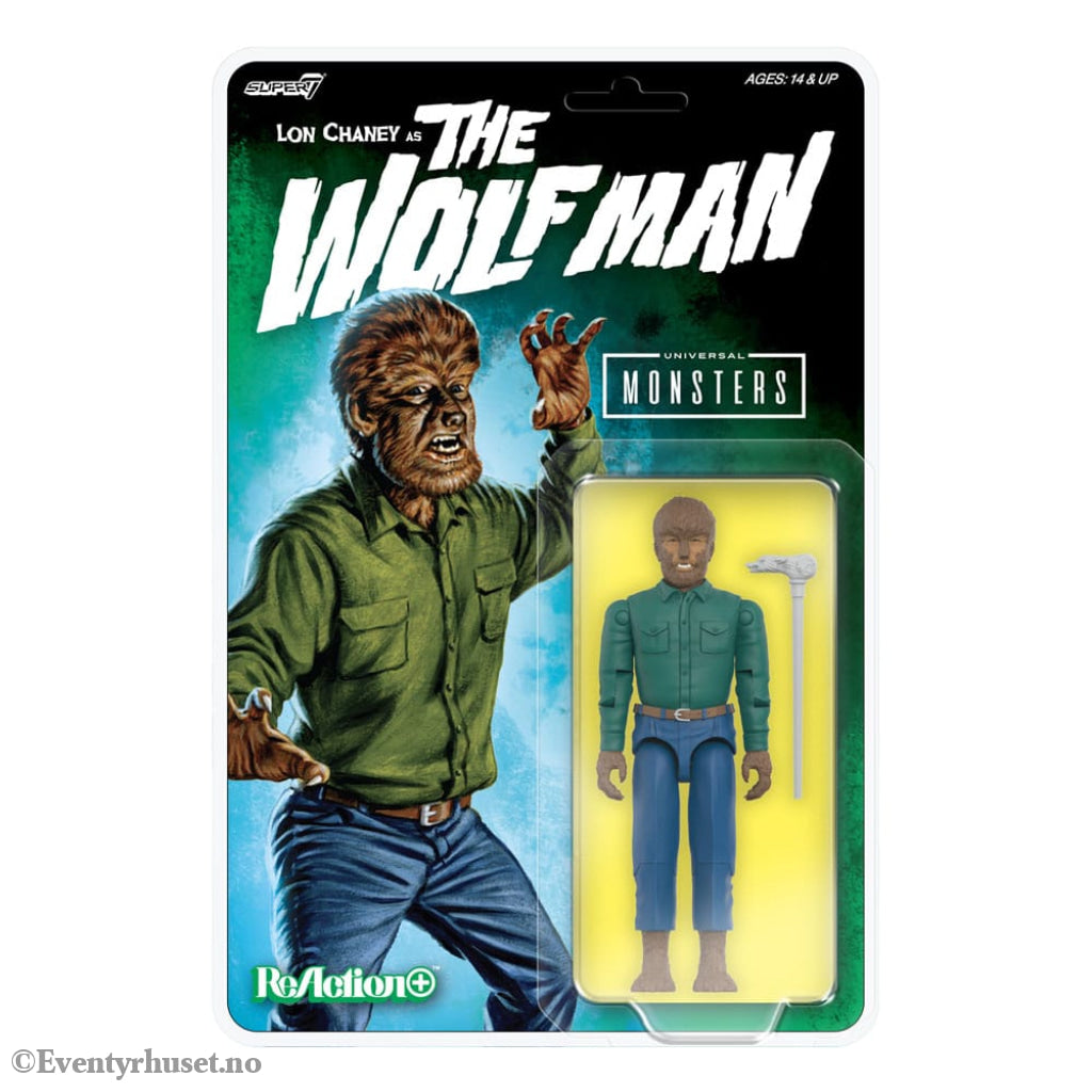 Universal Monsters ReAction+ Action Figure Wave 1 The Wolf Man 10 cm ...