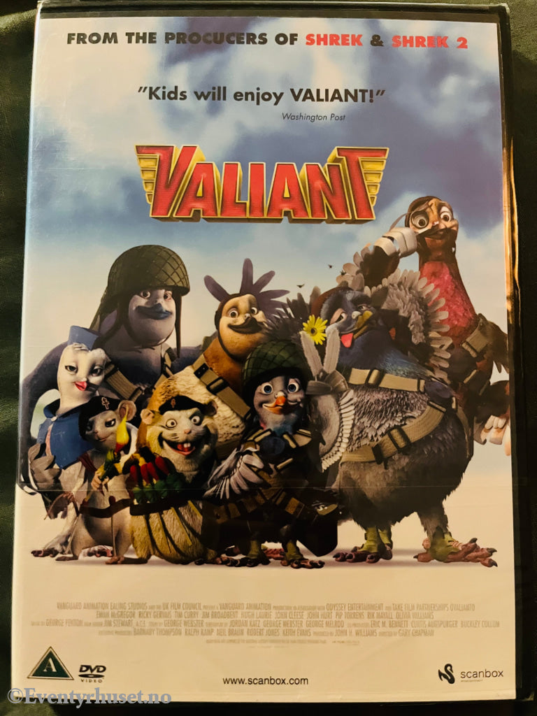 Valiant. 2005. DVD. Ny i plast! – Eventyrhuset