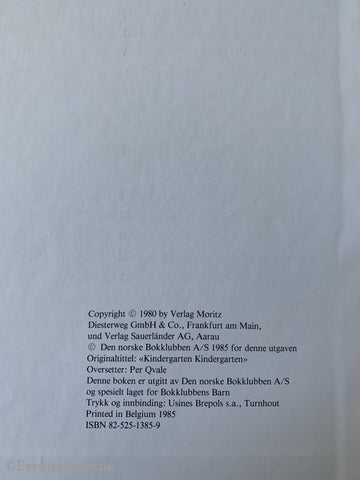 Ute Andresen & Barbara von Johnson. 1980. I barnehagen. – Eventyrhuset